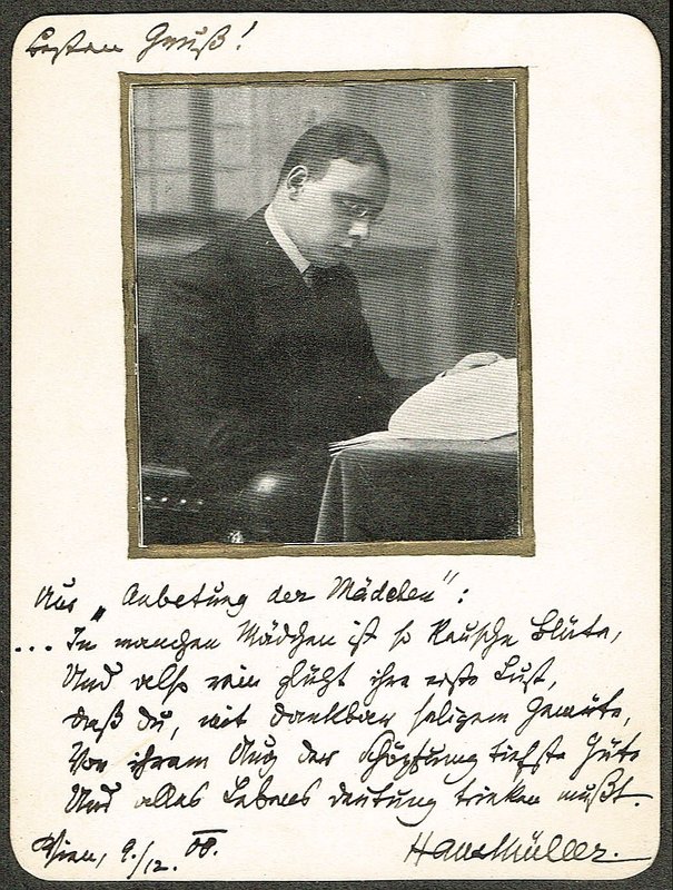 Müller-Einigen, Hans, Schriftsteller (1882-1950)